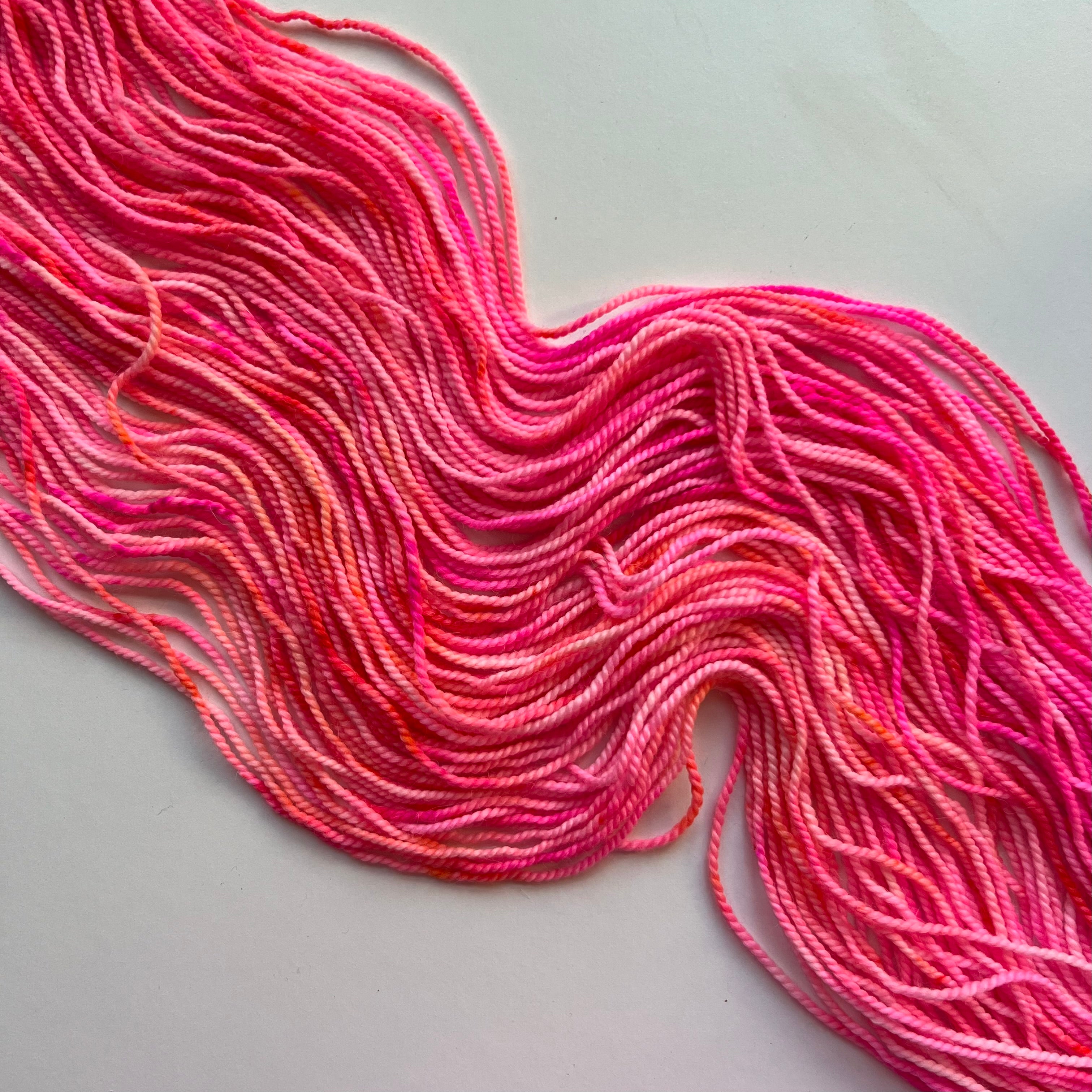 Summer Camp Fibers Hand Dyed Aran Yarn - Summer Camp Fibers