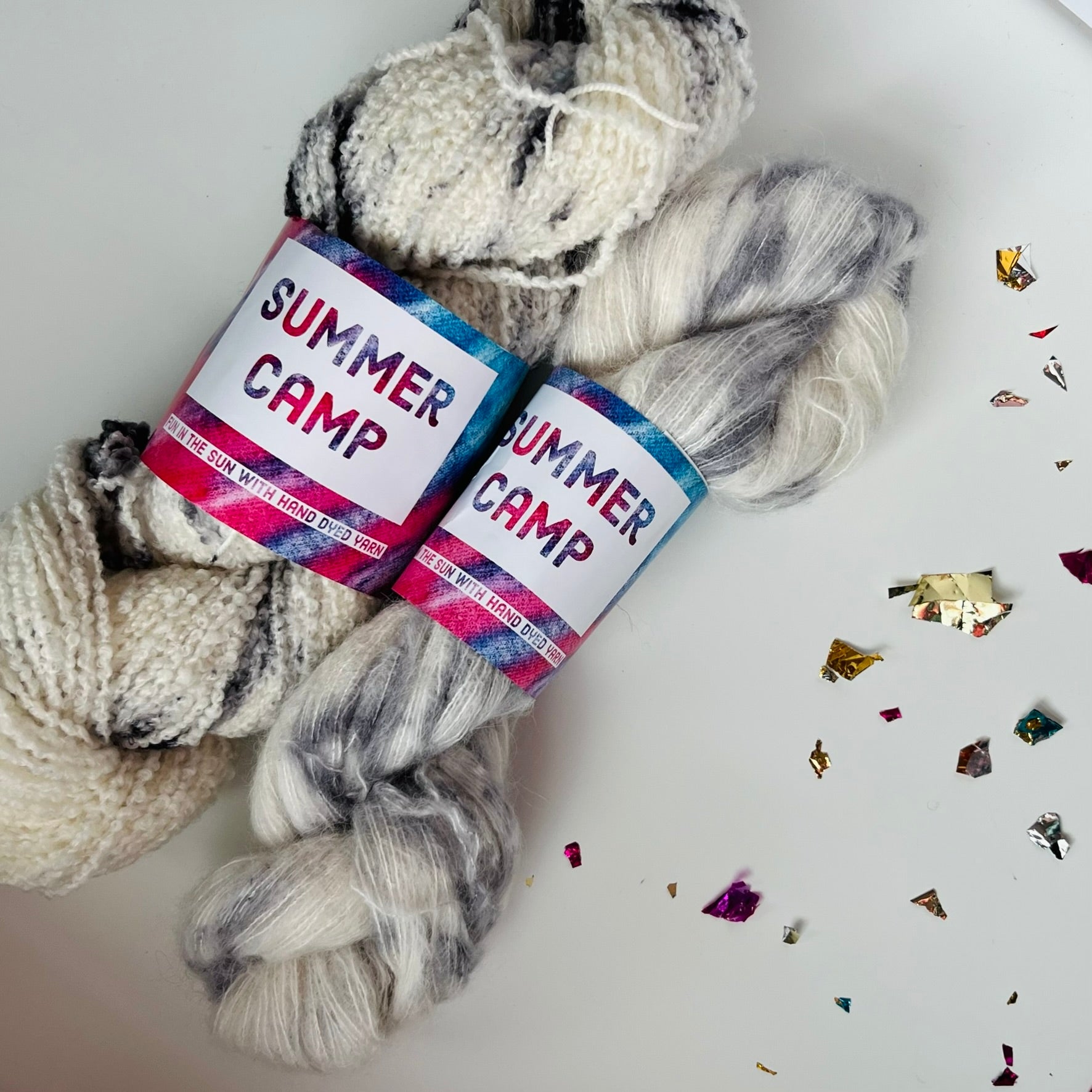 Summer Camp Fibers - The Knit Kit, The Crochet Kit & Hand Dyed Yarn