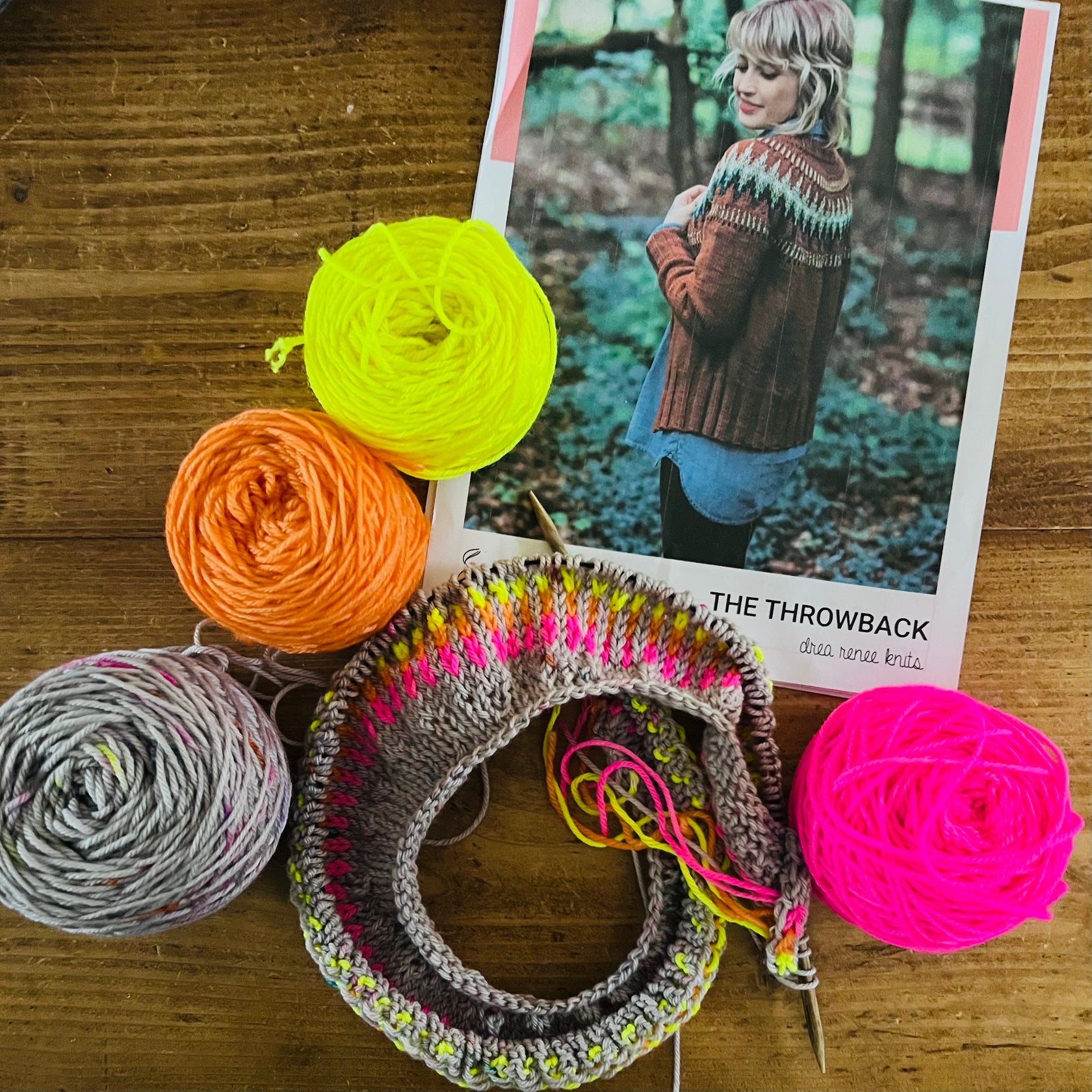 The Throwback Cardigan by Andrea Mowry - Summer Camp Fibers Project Ki ...